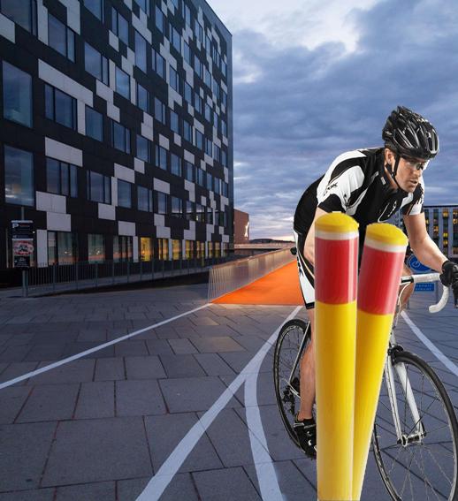 Bollard Safety Bike Path – WA BOLLARDS