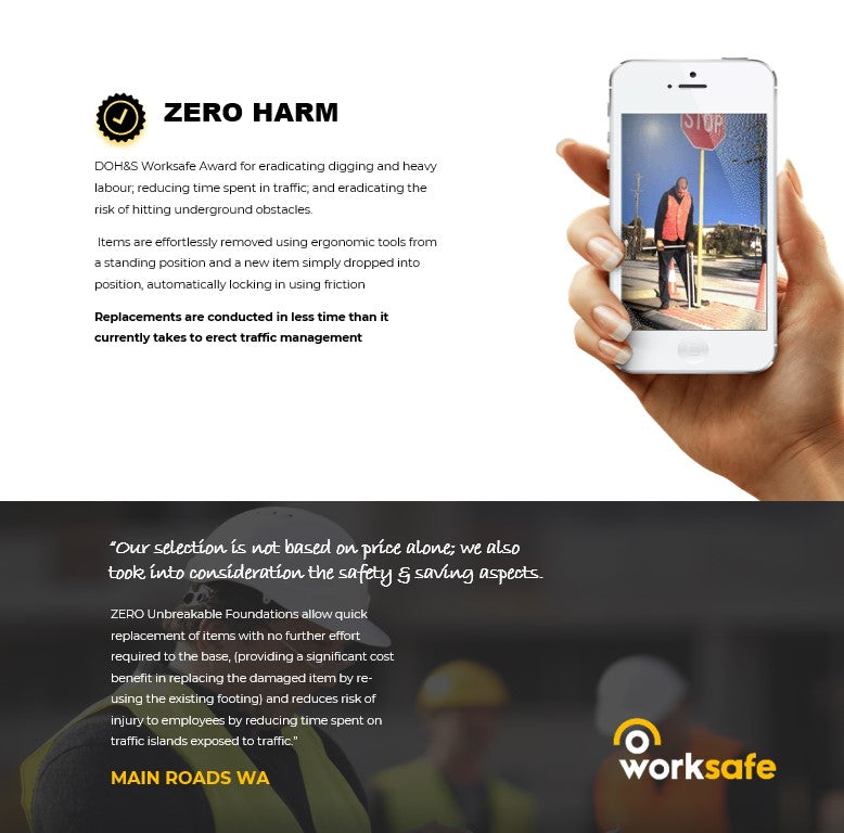 ZERO WASTE Foundations – WA BOLLARDS